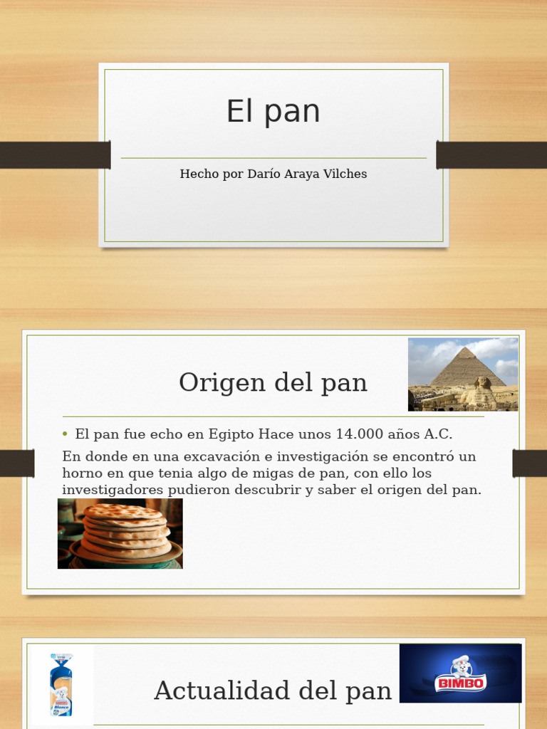 Historia y actualidad del pan en el mundo | PDF