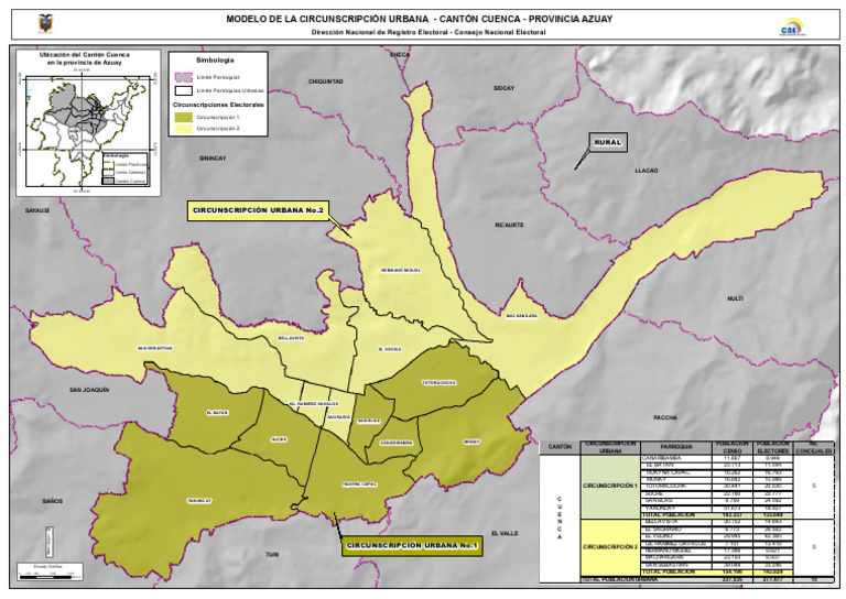 Cuenca Circunscripcion Con Tabla | PDF