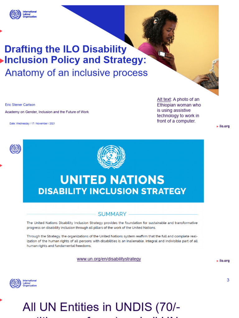 Day 2 - ILO Disability Policy 16nov2021 1200h | PDF | International ...