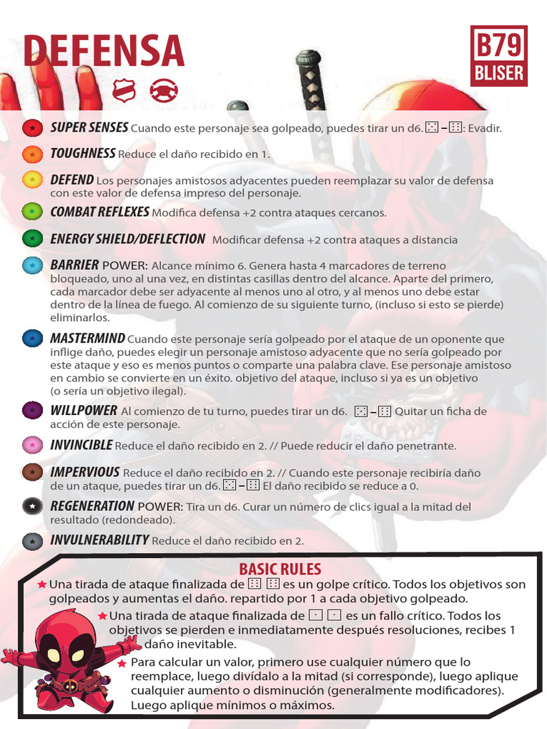 Poderes Heroclix 2021 3 | PDF