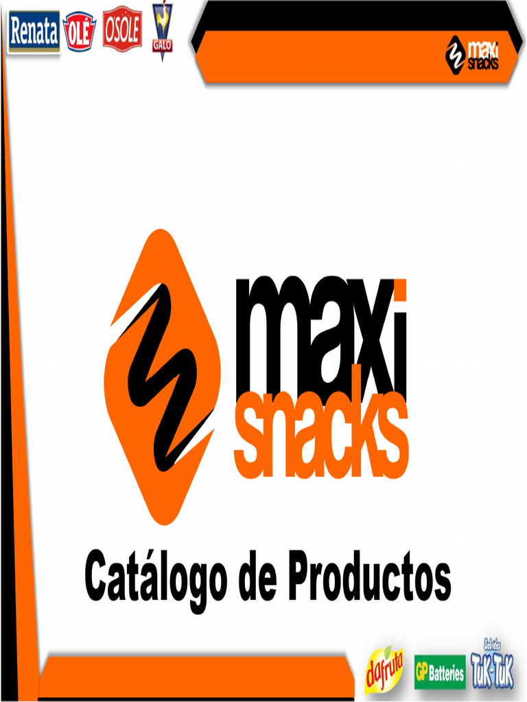 Catalogo Maxisnacks Nuevo | PDF | Alimentos | Cocina