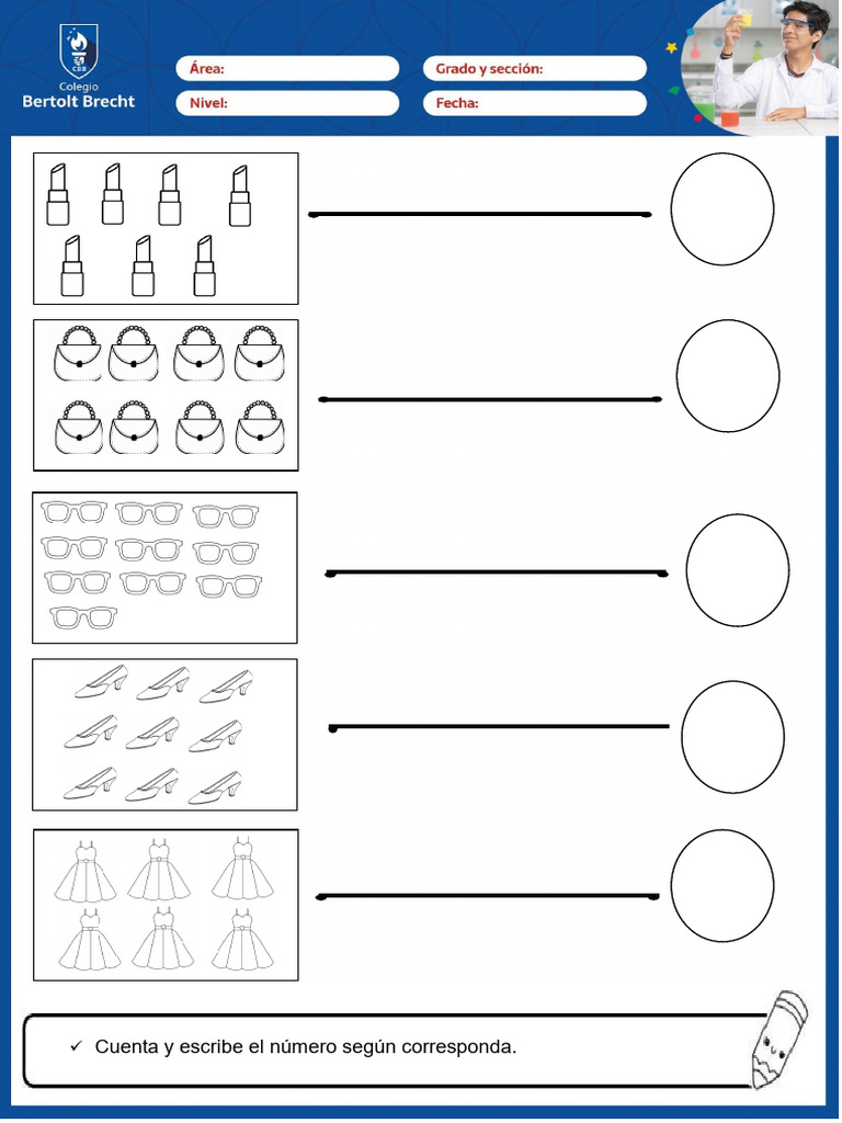 Matematica Conteo 24 de Abril | PDF