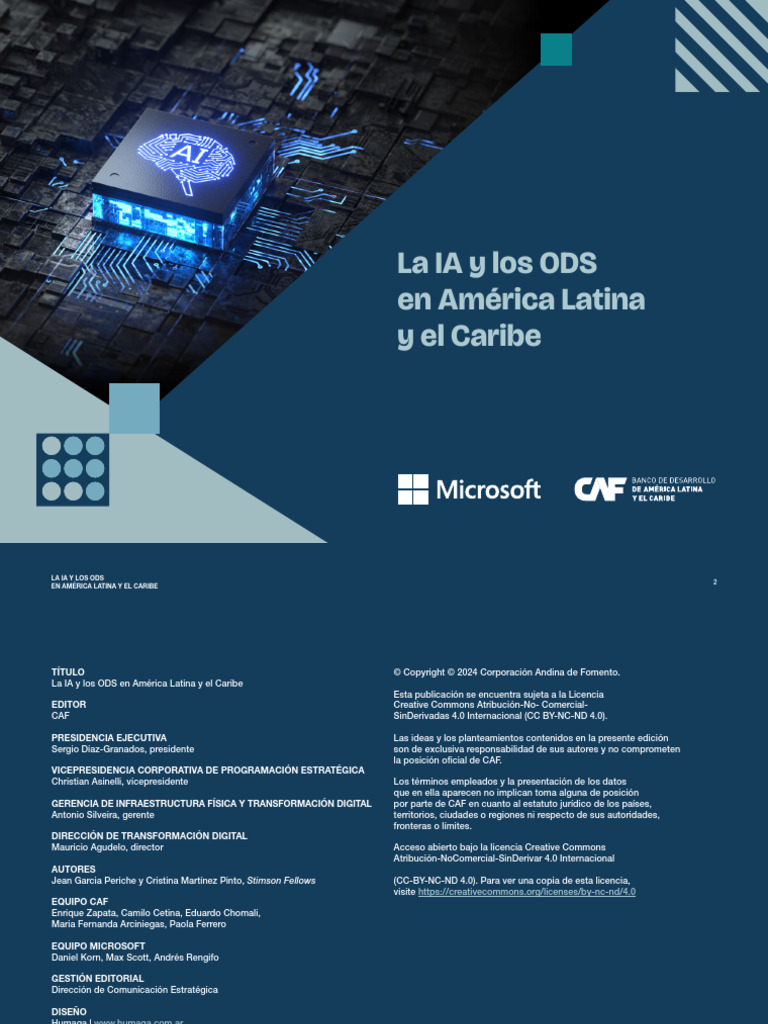 La IA y Los ODS en América Latina y El Caribe | PDF | Inteligencia ...