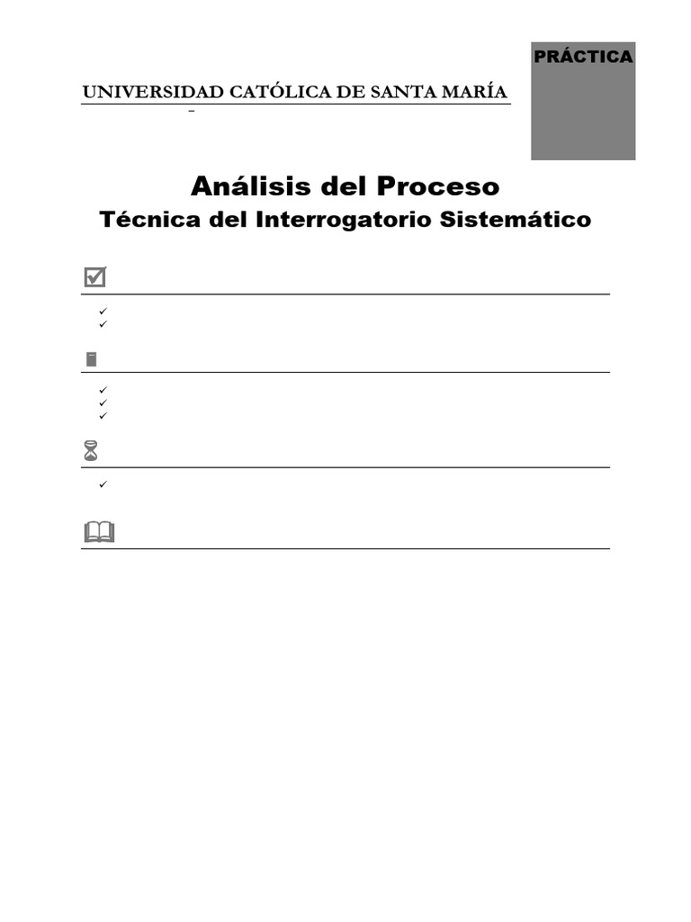 Guia 6 Analisis Del Proceso Pdf Ingeniería Industrial