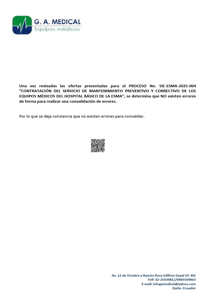 Modelo para Convalidar Sin Errores | PDF
