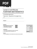 Corbettmaths: Equation of a Line Practice | PDF | Line (Geometry ...