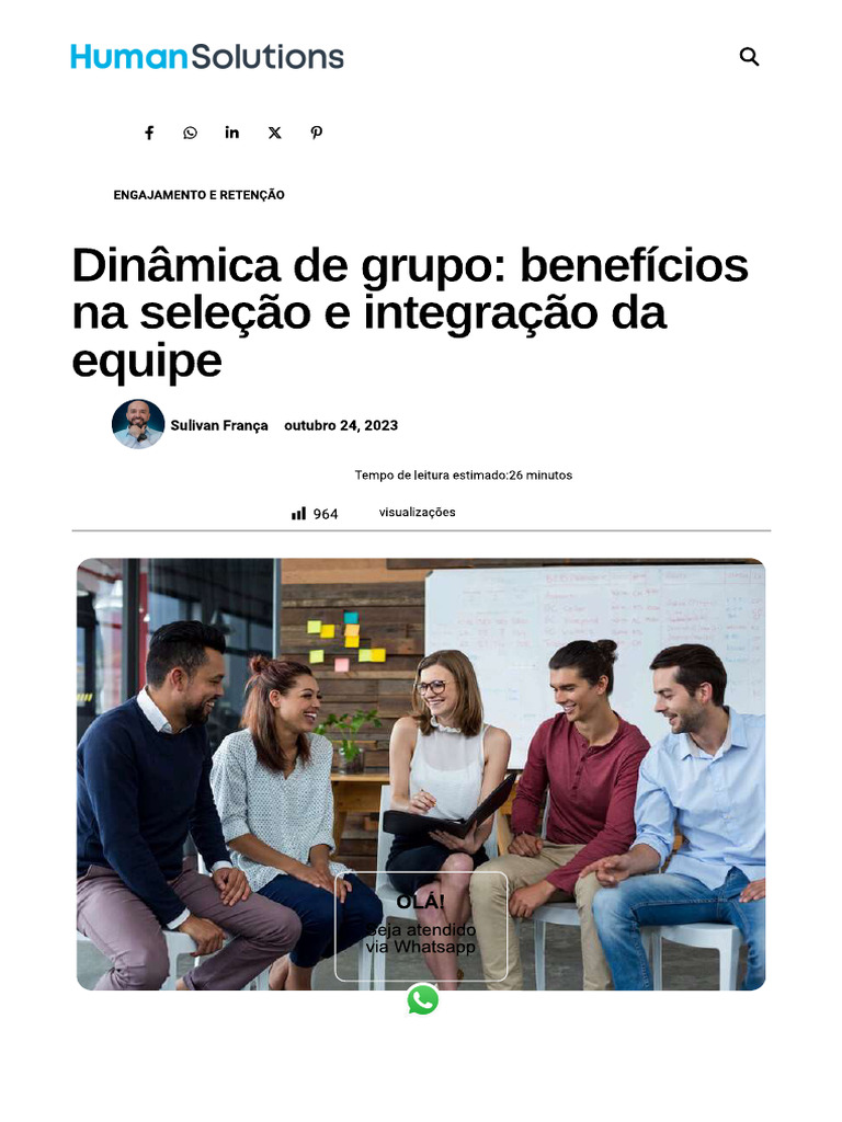 Dinamicas de Grupo No Contexto Organizacional | PDF
