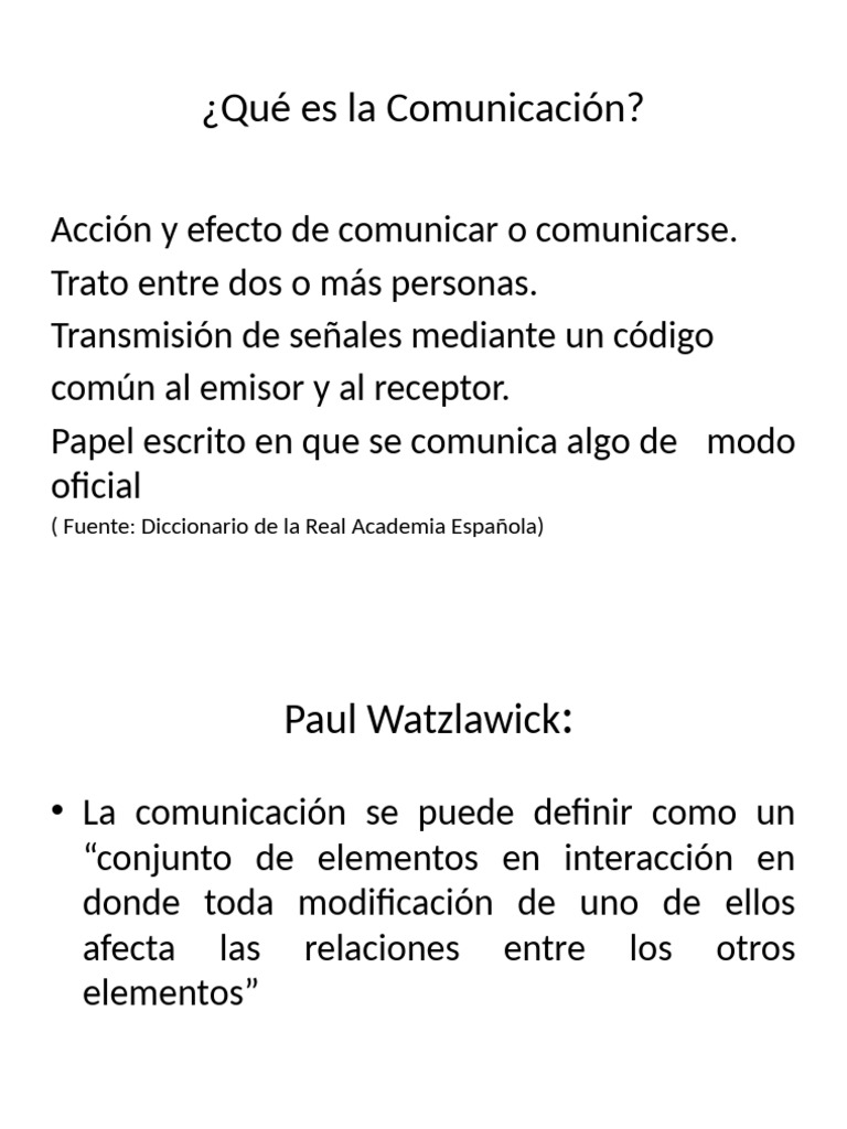 Comunicación 2.Pptx 2019 | PDF