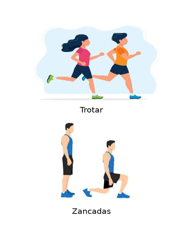 Ejercicios de Trotar y Fuerza | PDF