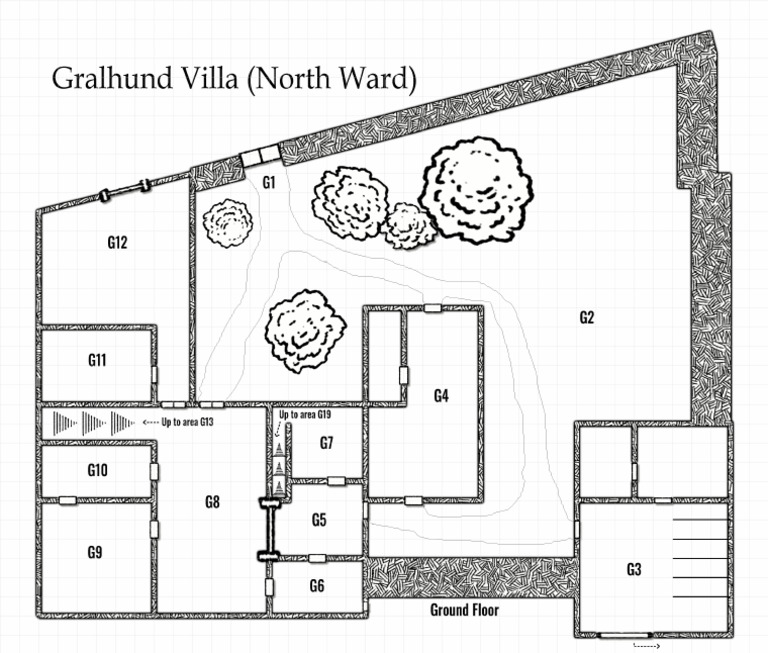 3.1 Gralhund Villa Ground Floor - Printout DM Version With Grid | PDF