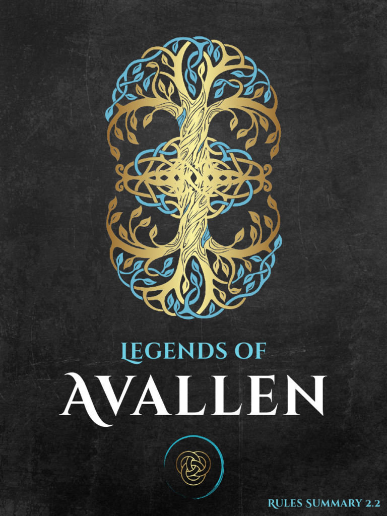 Legends of Avallen Rules Summary | PDF | Playing Cards