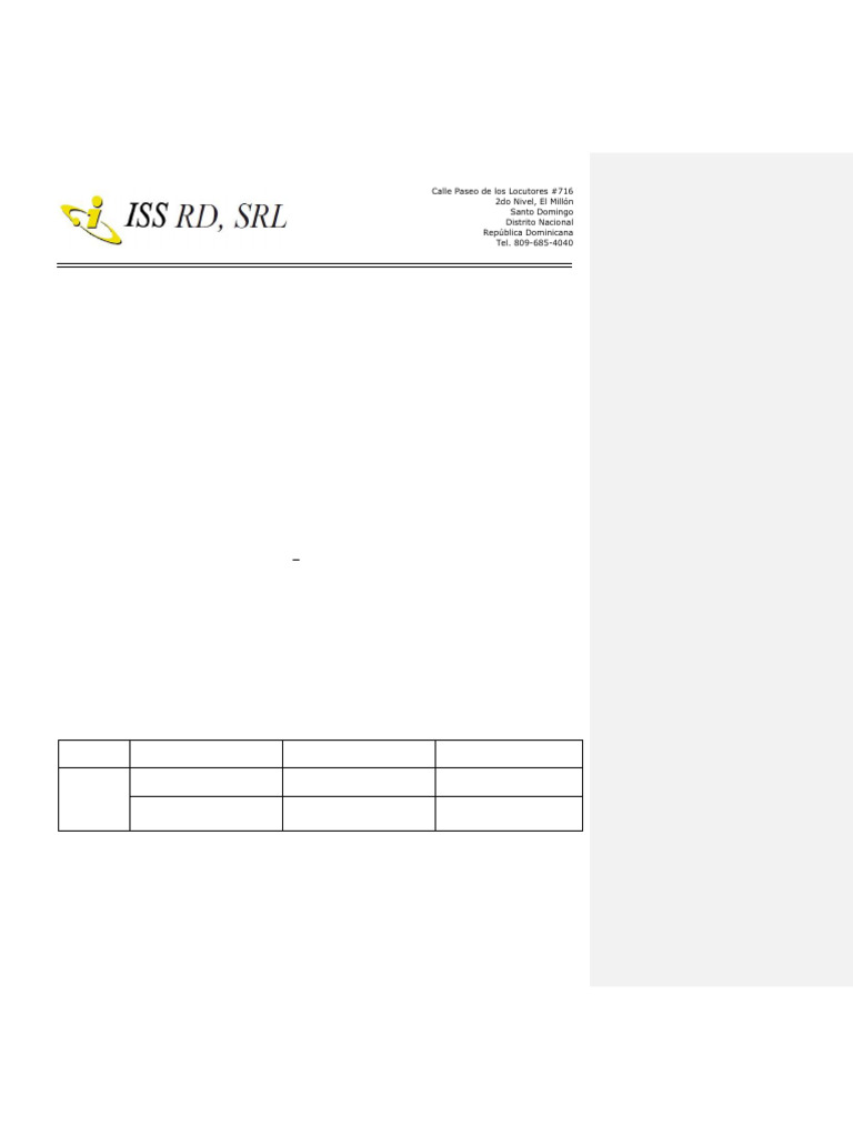 ISS RD SRL_Plan de Seguridad Proyecto PHD Refidomsa RCF2.260325 | PDF ...