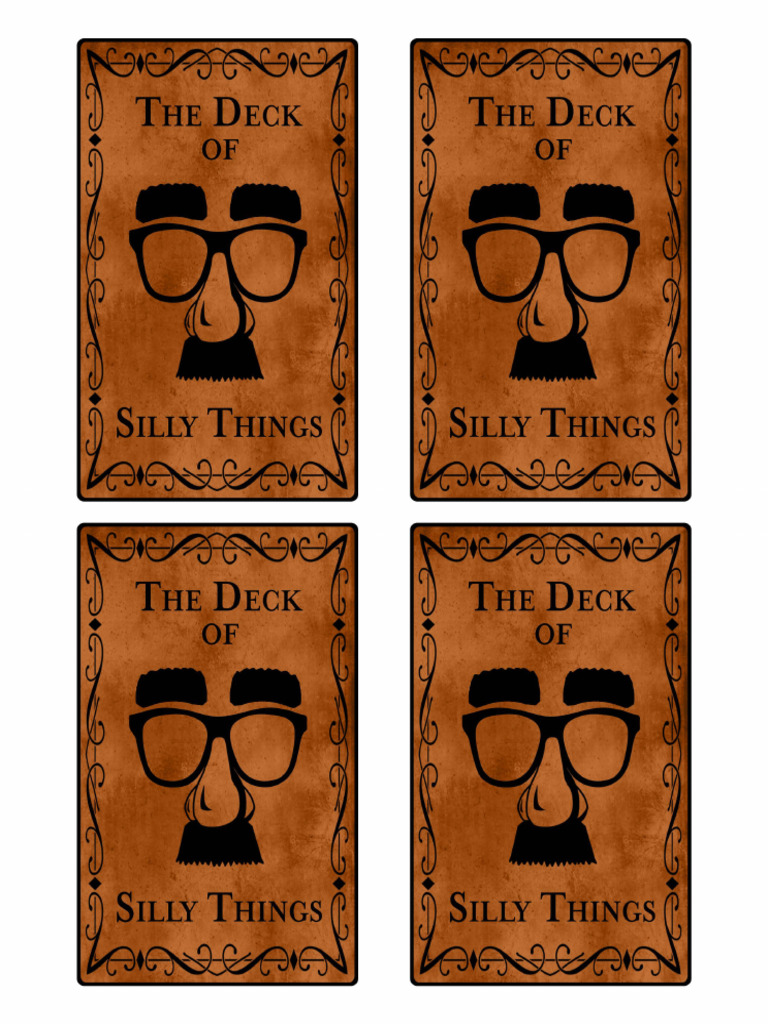 The Deck of Silly Things | PDF