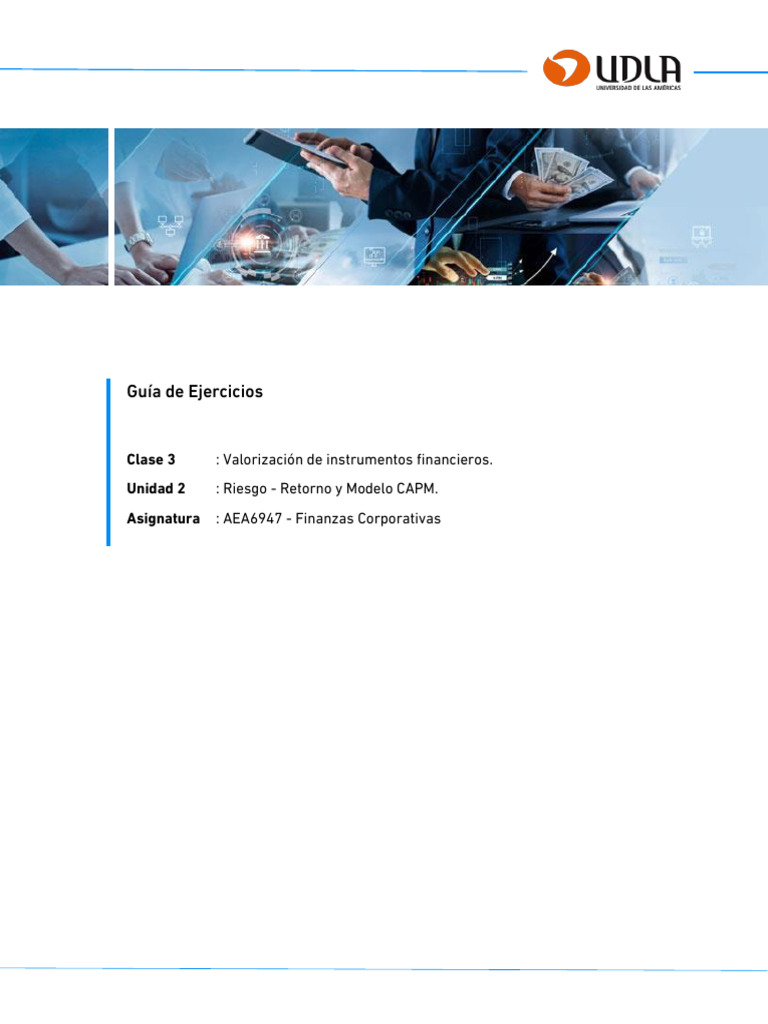 7 Aea6947 C3 Guia Ejercicios Resueltos | PDF | Compartir (Finanzas ...