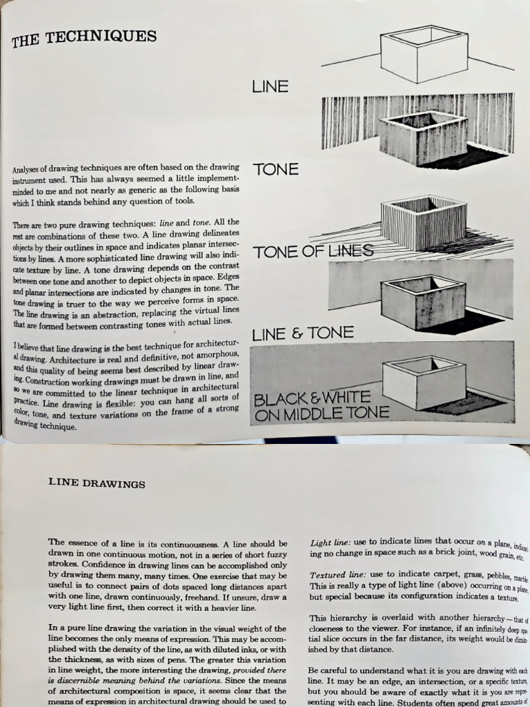 Mastering Line and Tone Drawing Techniques | PDF | Drawing