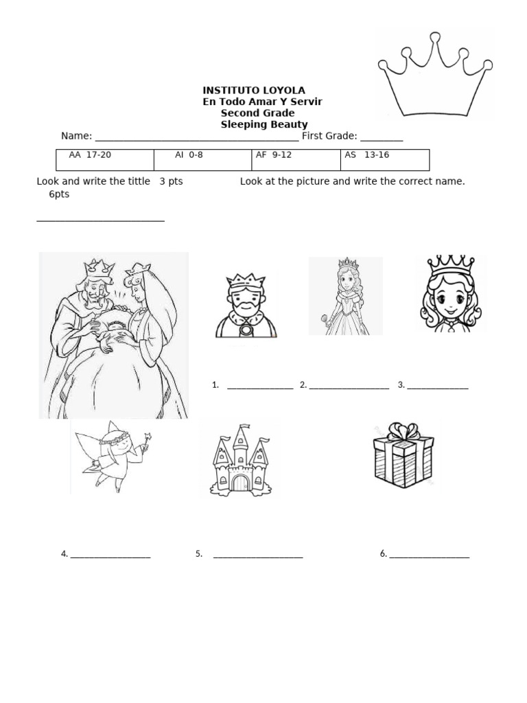 Sleeping Beauty Reading Quiz | PDF