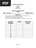 Tanzania Form Four Civics Mock Exam 2025 | PDF | Tanzania | Developing ...