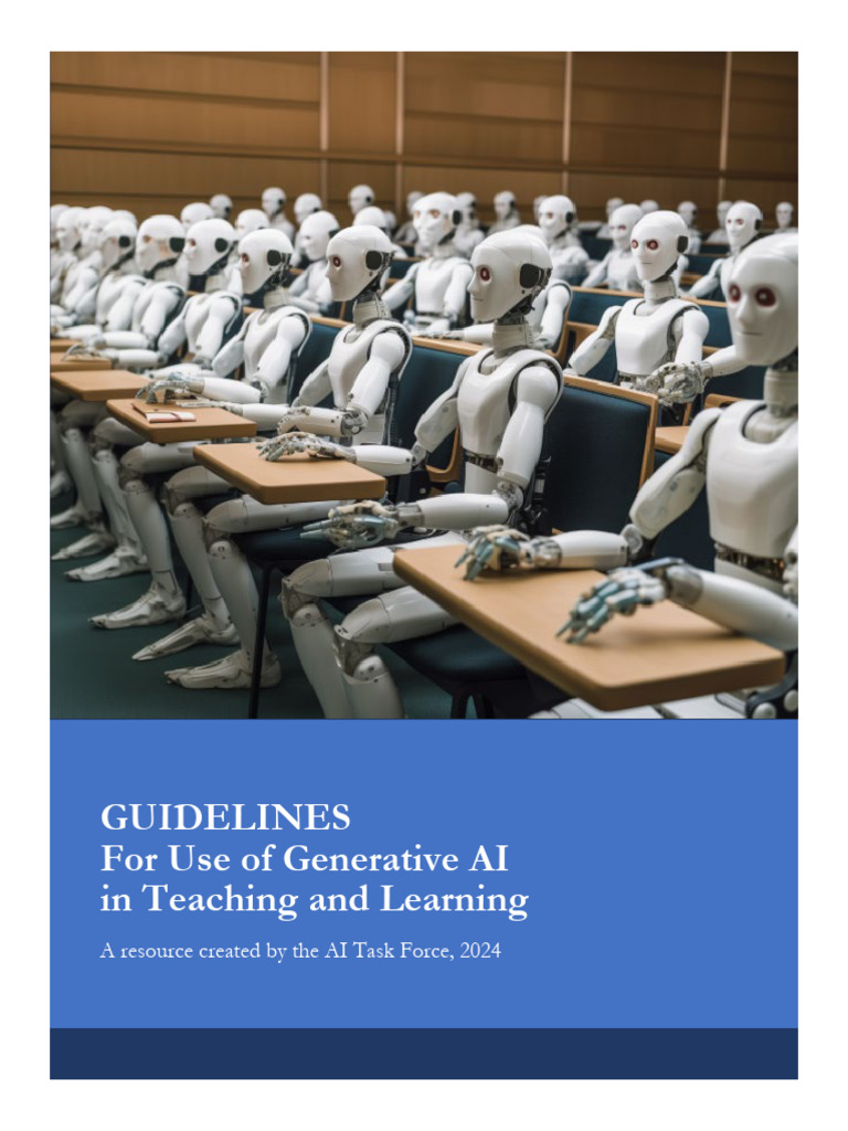 Guidelines For The Use of Generative AI in Teaching and Learning | PDF ...