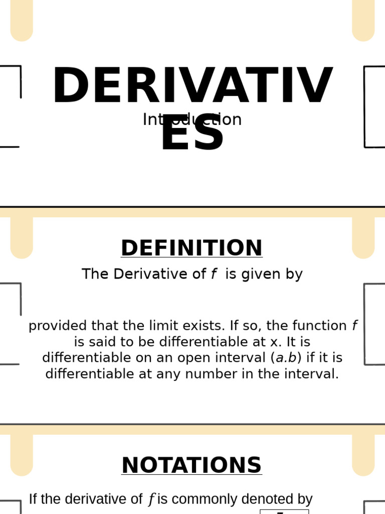 Understanding Derivatives and Tangent Lines | PDF
