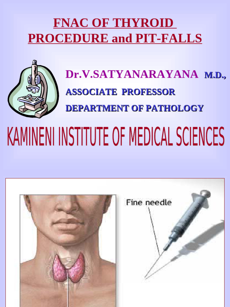 Thyroid FNAC Procedure Guide | PDF