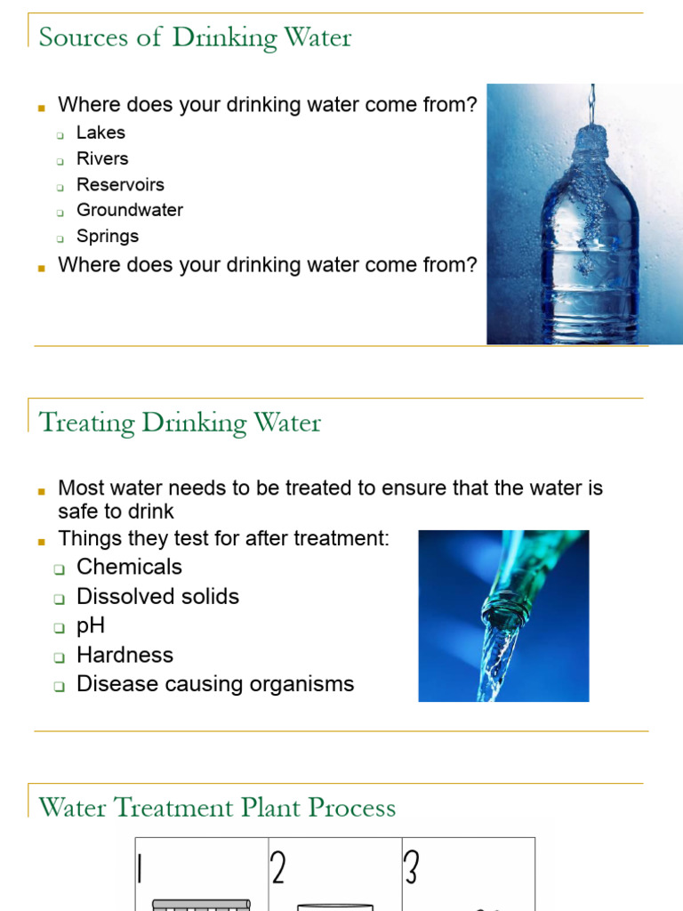 Urban Water Cycle Steps Explained | PDF | Water Purification | Water