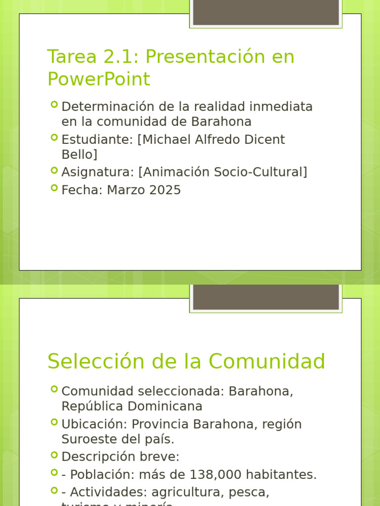 Tarea 2.1 Presentacion Power Point | PDF