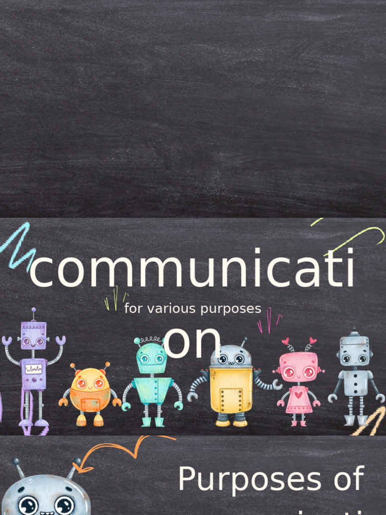 Communication Purposes Explained | PDF