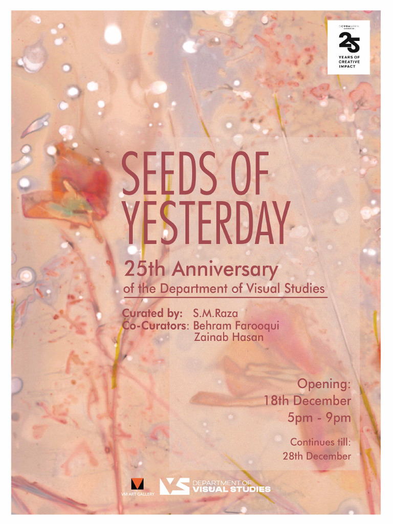 Seeds of Yesterday Art Showcase | PDF | Conservation And Restoration ...