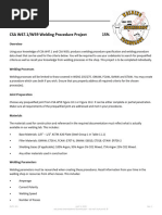 CWB Welding Procedure Guide | PDF | Welding | Construction