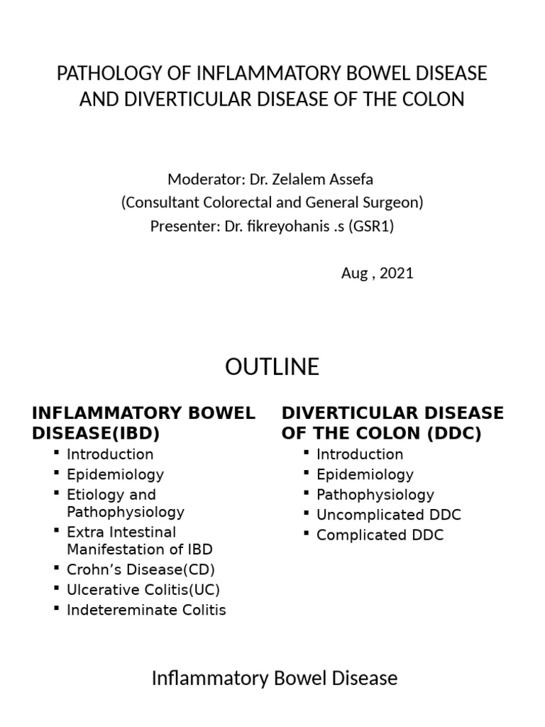 12 Pathophysiology of IBD and Diverticular Disease | PDF | Inflammatory ...
