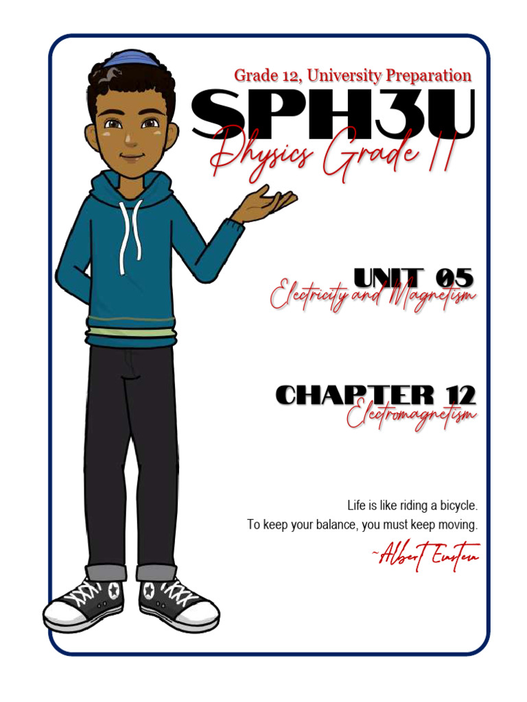 SPH3U, Chapter12 ELECTROMAGNETISM | PDF | Force | Magnetic Field