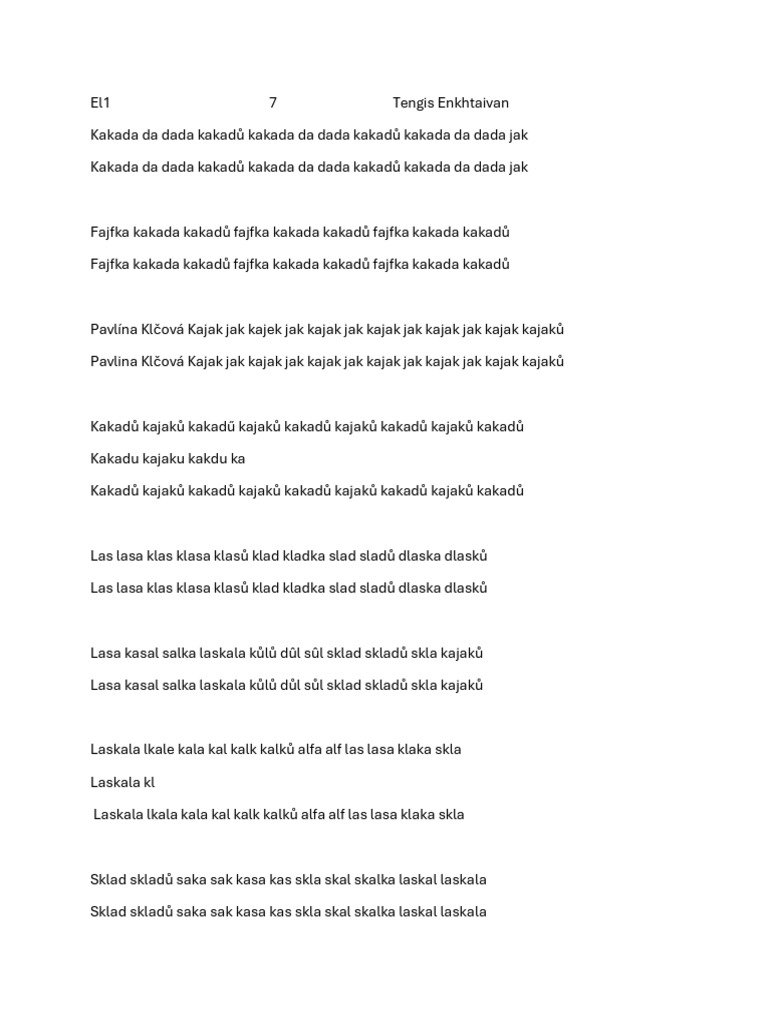 El1 7 Tengis Enkhtaivan | PDF