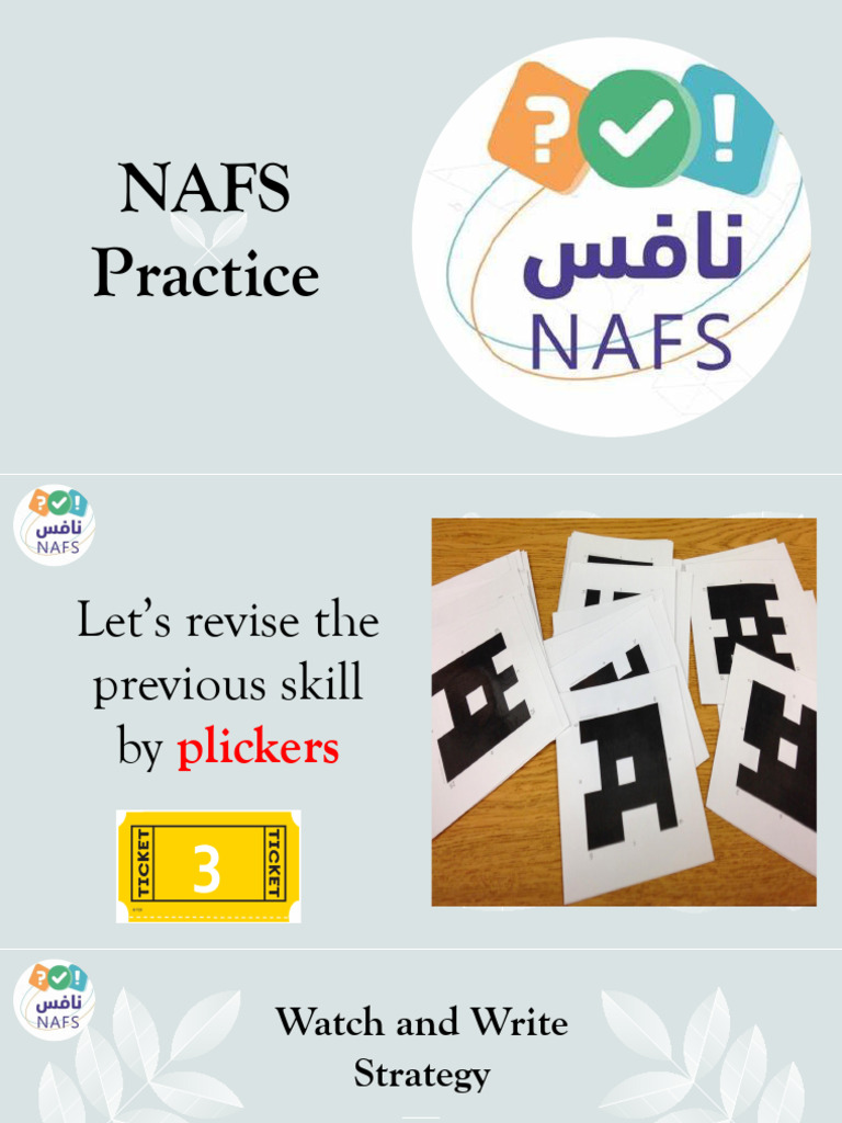 NAFS Practice | PDF