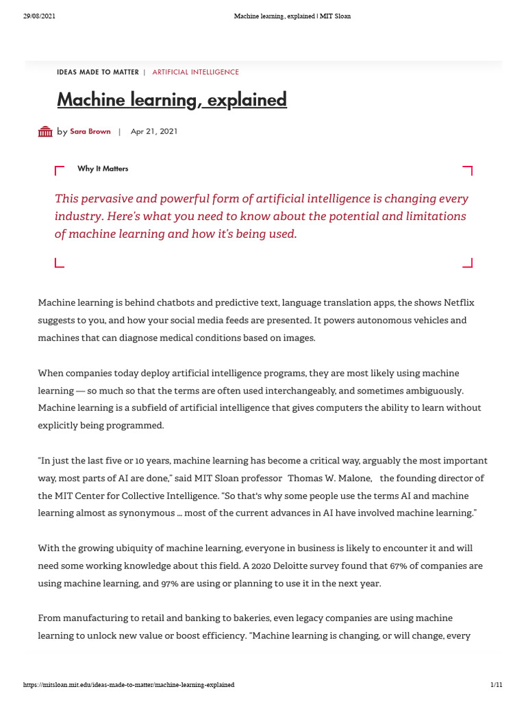 Understanding Machine Learning Basics | PDF | Machine Learning | Deep Learning