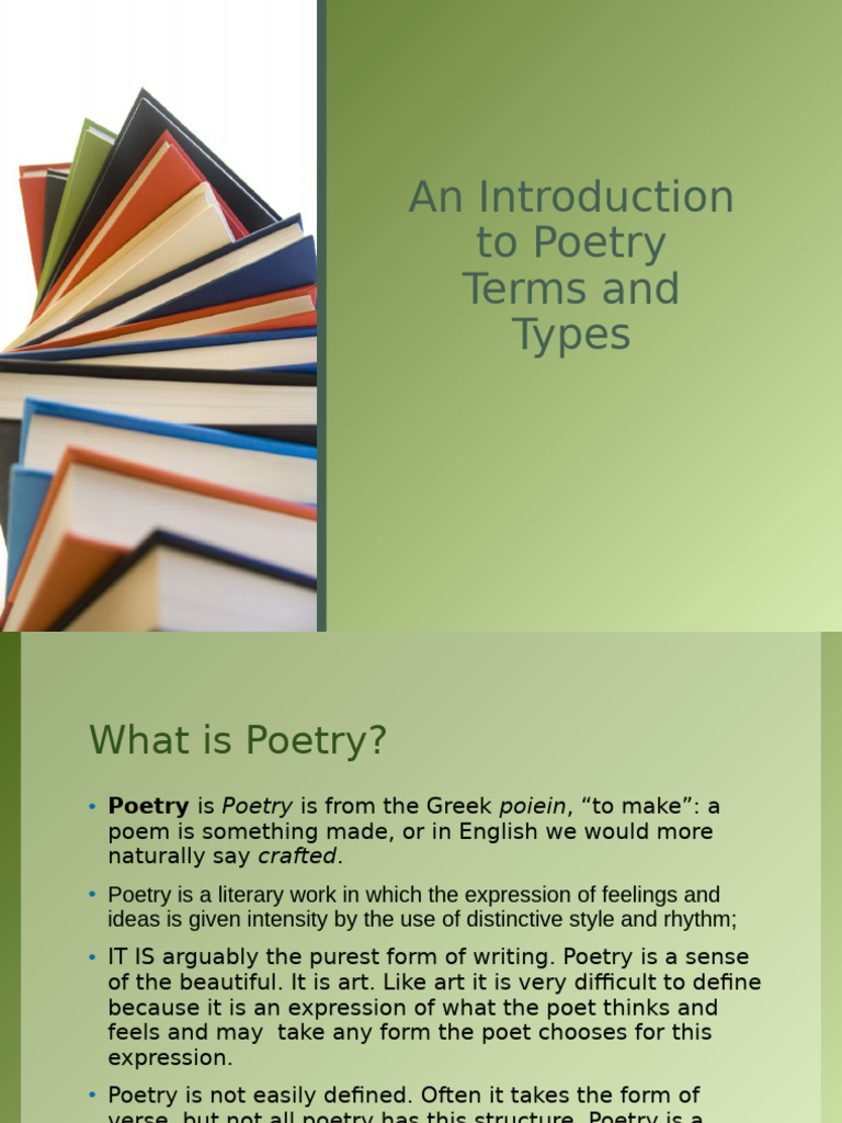 An Introduction To Poetry | PDF | Poetry | Metre (Poetry)