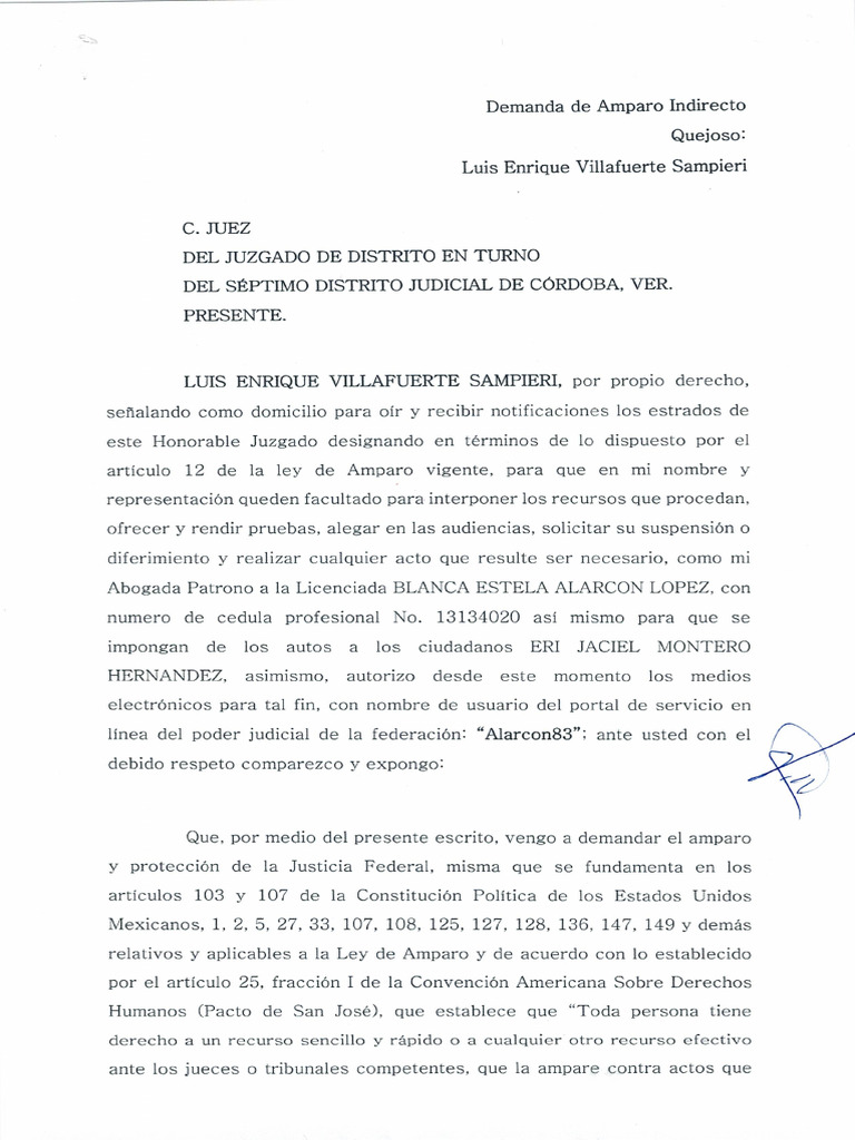 Amparo Indirecto | PDF