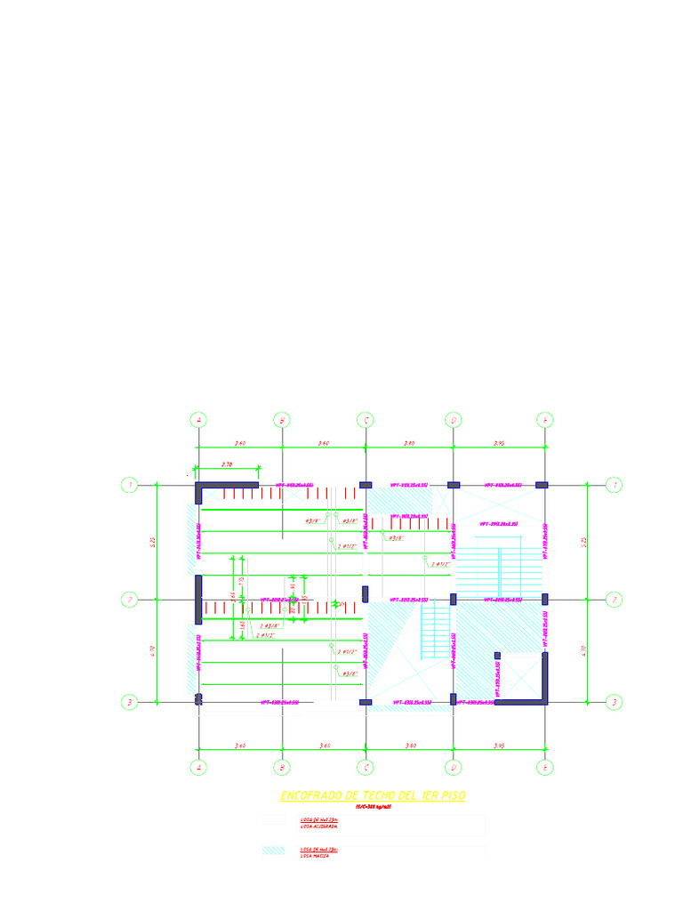 Losas de Entrepiso Proyecto Tito | PDF