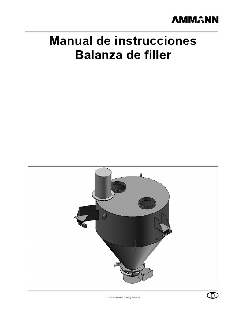 0407FW_Filler_scale_ES | PDF | Rodamiento (Mecánico) | Balanza