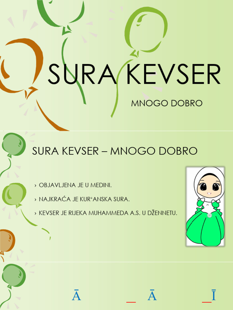Sura Kevser - Ucitelj - Ucenici | PDF