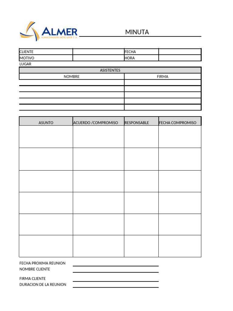 Formato Minuta | PDF