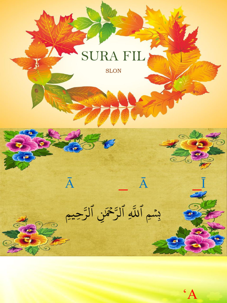 Sura Fil - Ucitelj - Ucenici | PDF