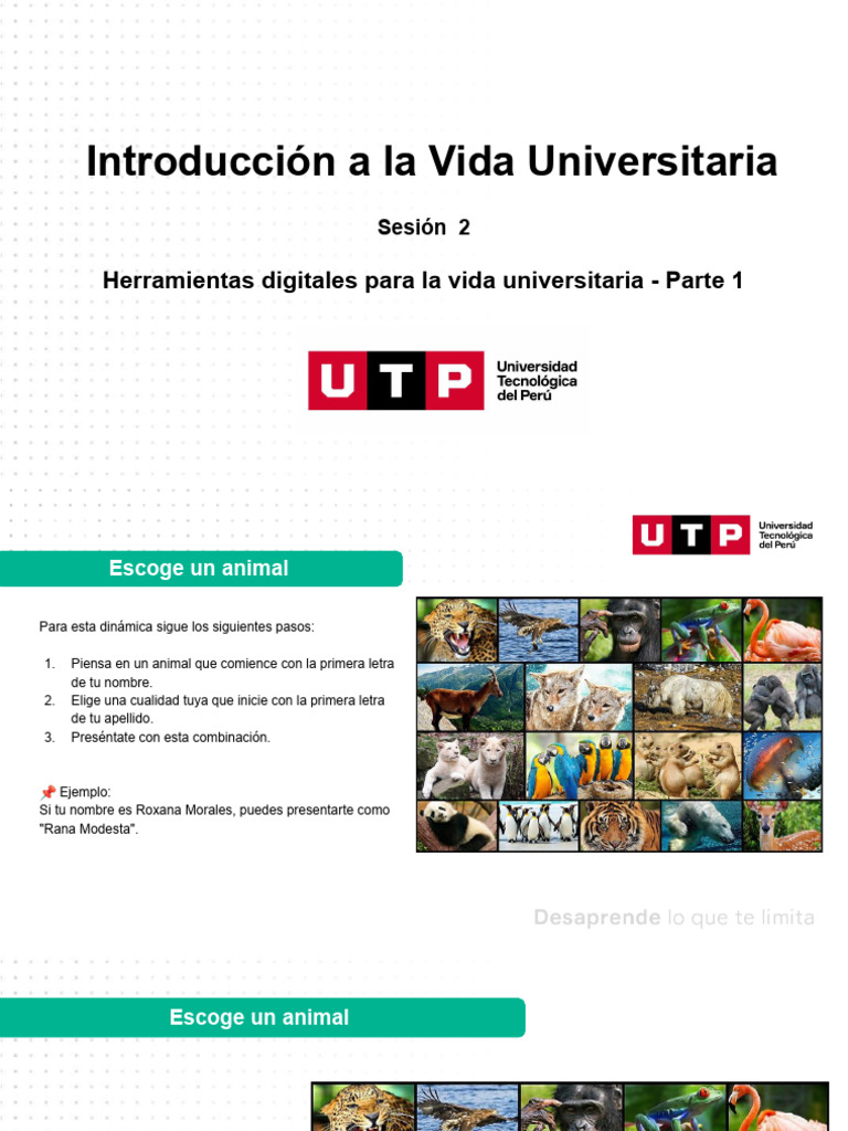 S02 - s1 - Herramientas Digitales para La Vida Universitaria - Parte 1 - PPTX | PDF | Microsoft ...