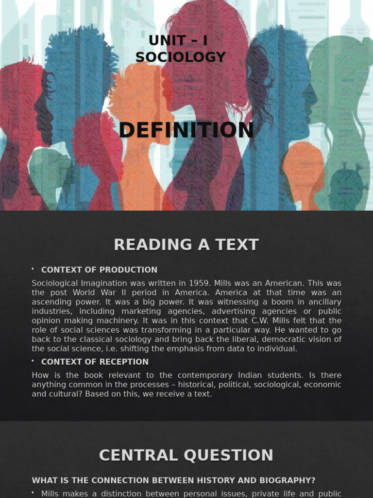 Understanding Sociological Imagination | PDF | Social Sciences | Society