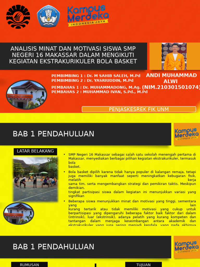 Seminar Proposal Andi Muhammad Alwi PJKR | PDF
