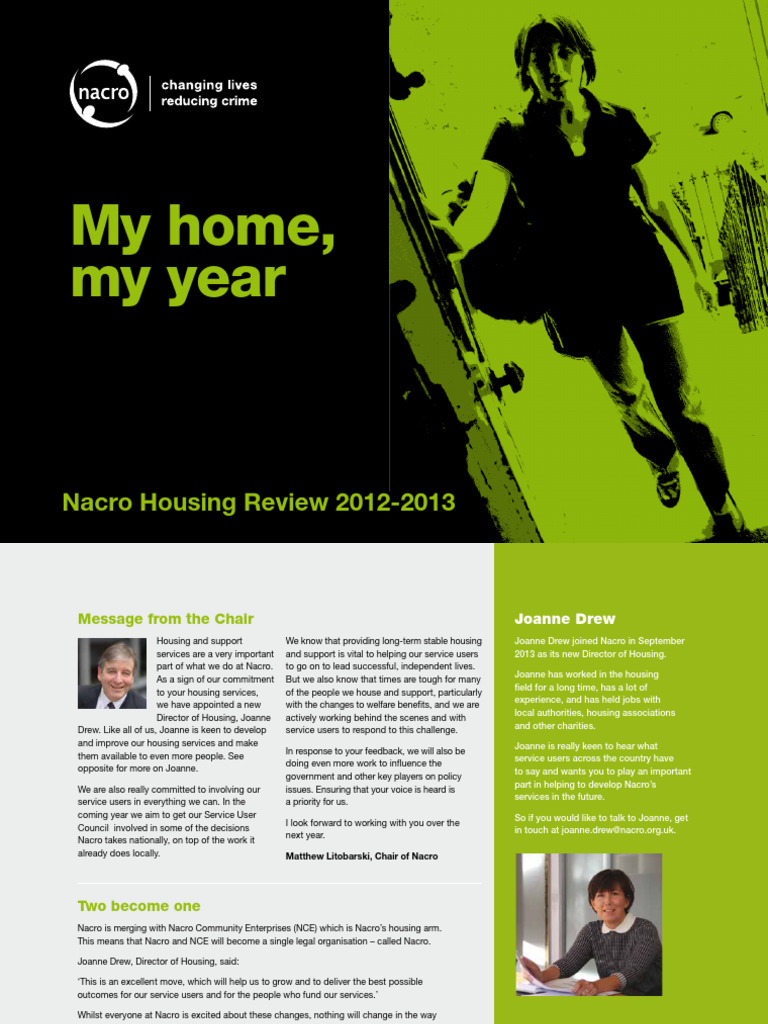 Nacro Housing Review 2012-2013 Insights | PDF