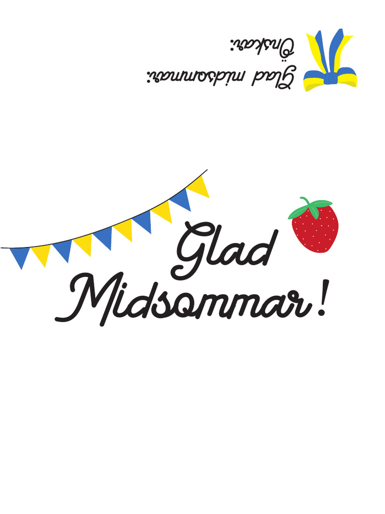 Chokladomslag-Midsommar Vimpel | PDF