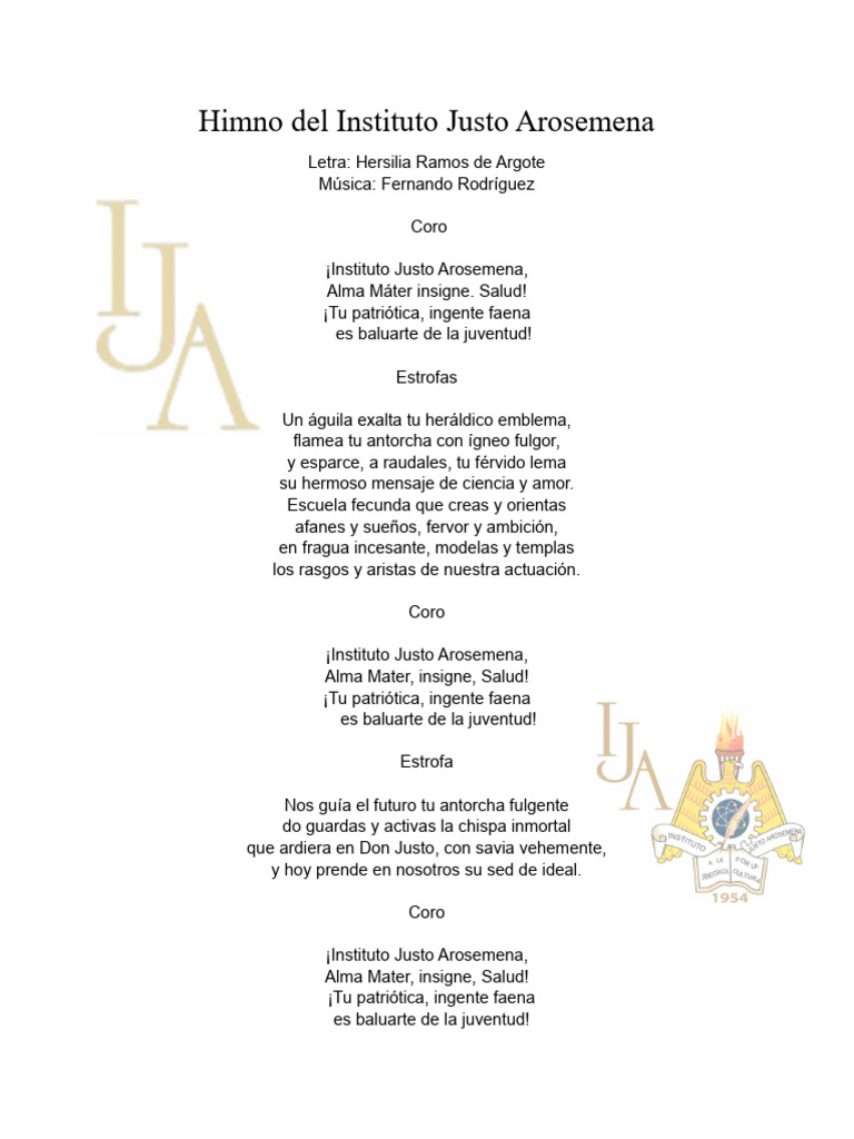 Himno IJA | PDF