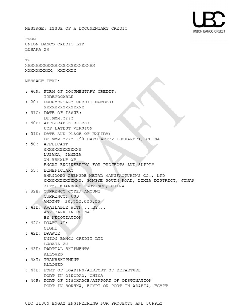 Chouyin Mansion Credit Issuance Details | PDF | Cargo