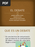 Estructura y partes del debate | PDF | Crecimiento personal y ...