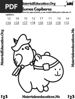 Capibara Matematico Primer Grado | PDF